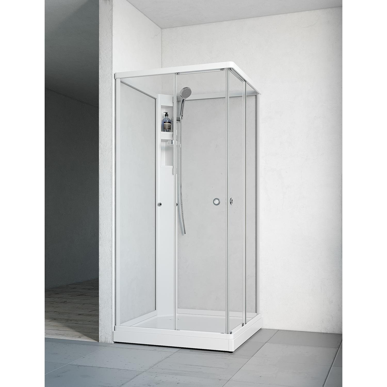 MACRO FLOW STANDARD RETT 80 X 80 HVIT | Teqvashop